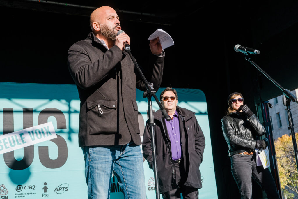 Accueil - Front commun