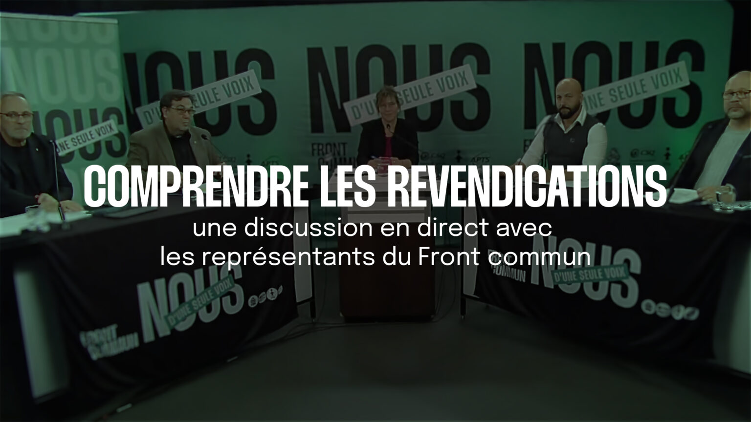 Information détaillée : comprendre nos revendications, une discussion ...